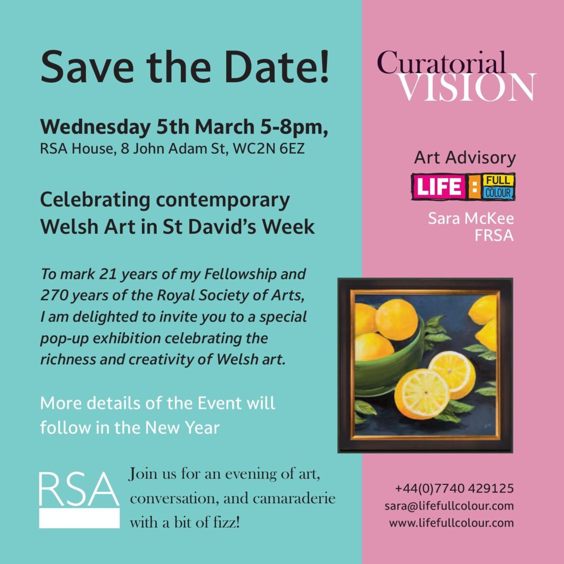 Celebration of Contemporary Welsh Art | Wales Week London