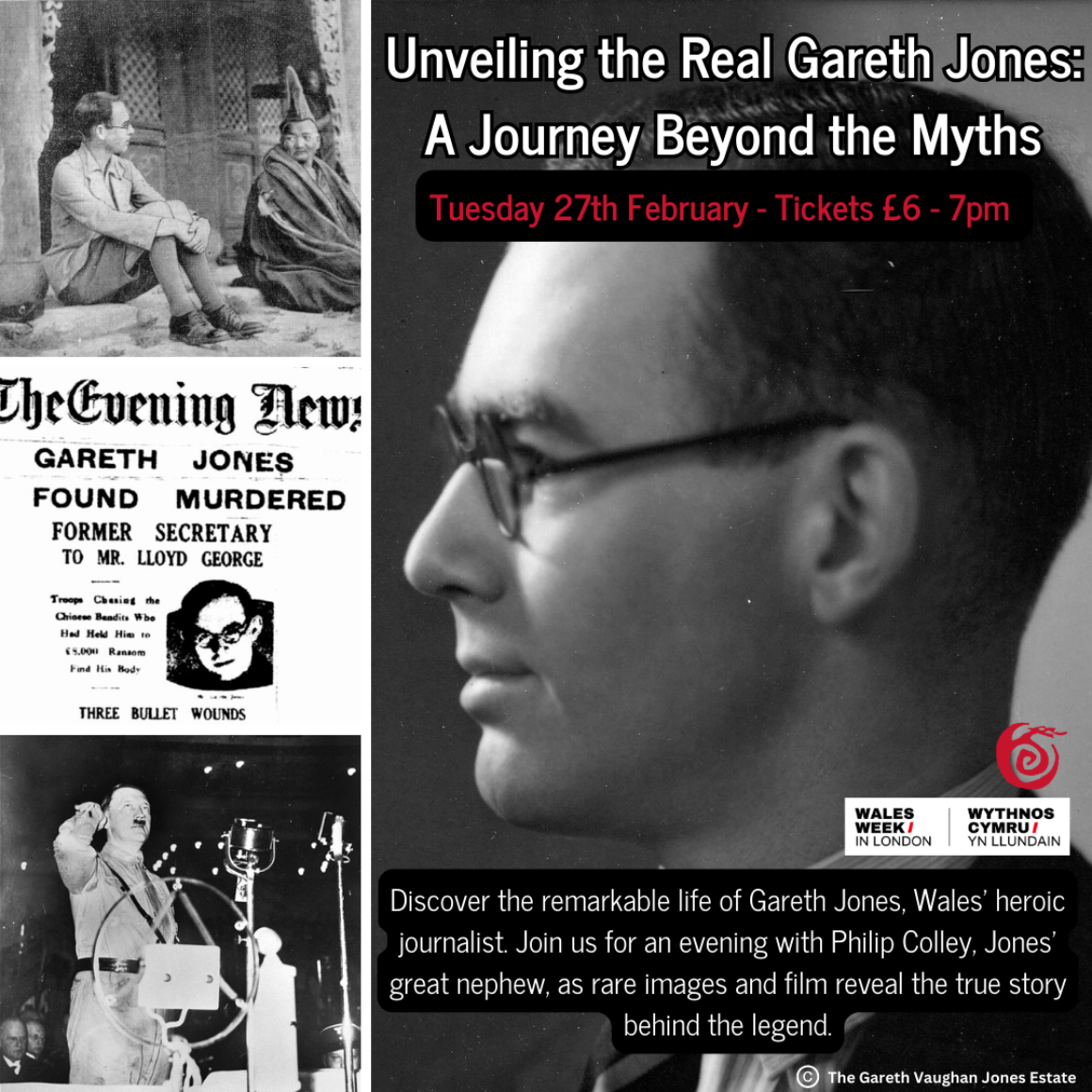 Unveiling the Real Gareth Jones: A Journey Beyond… | Wales Week London