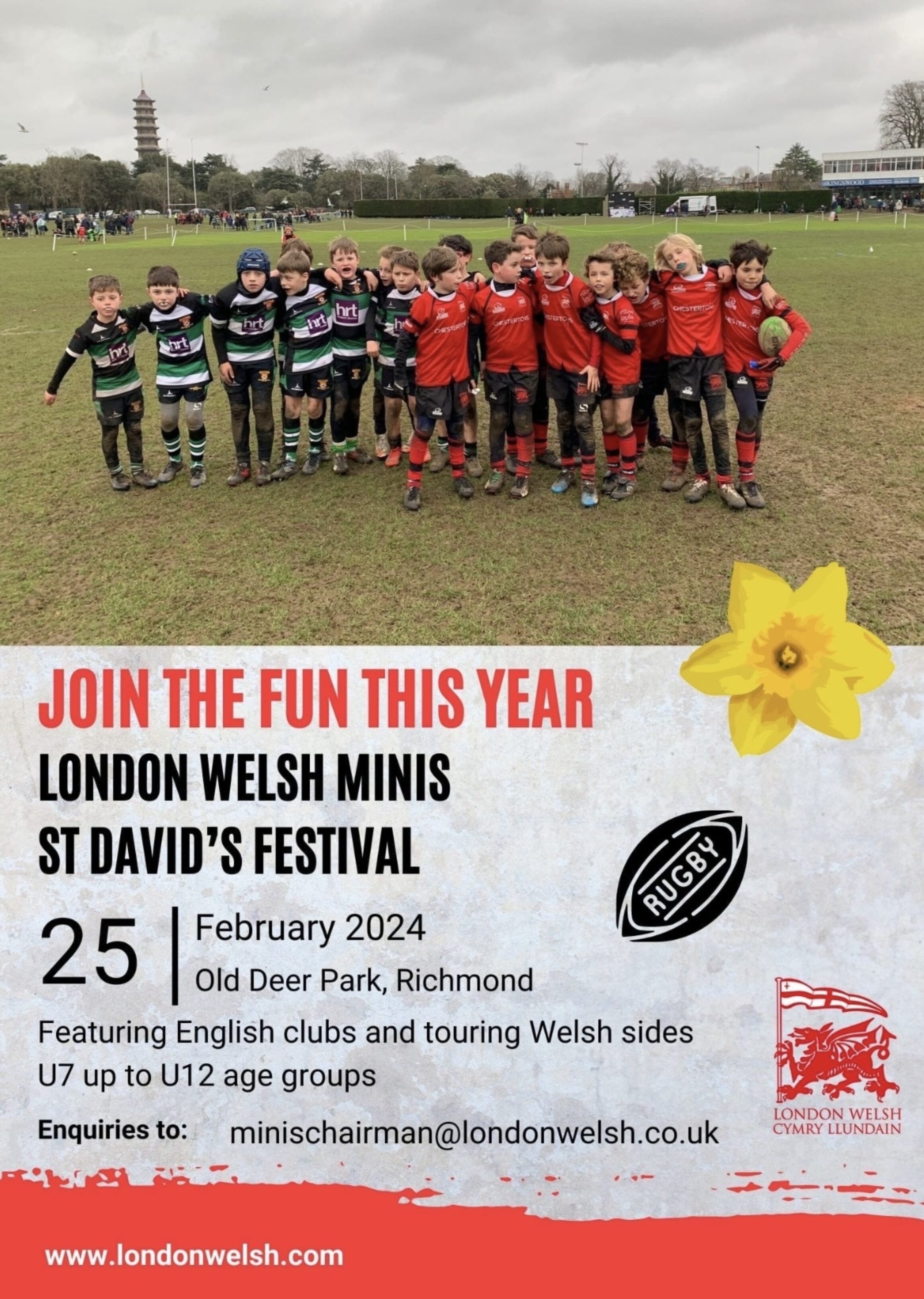 St David's Day Mini Rugby Festival | Wales Week London